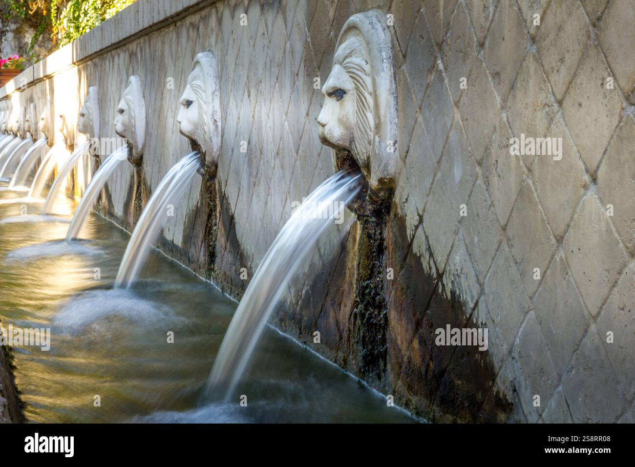 The Lion Fountains in Spili, Crete, Greece Stock Photo - Alamy