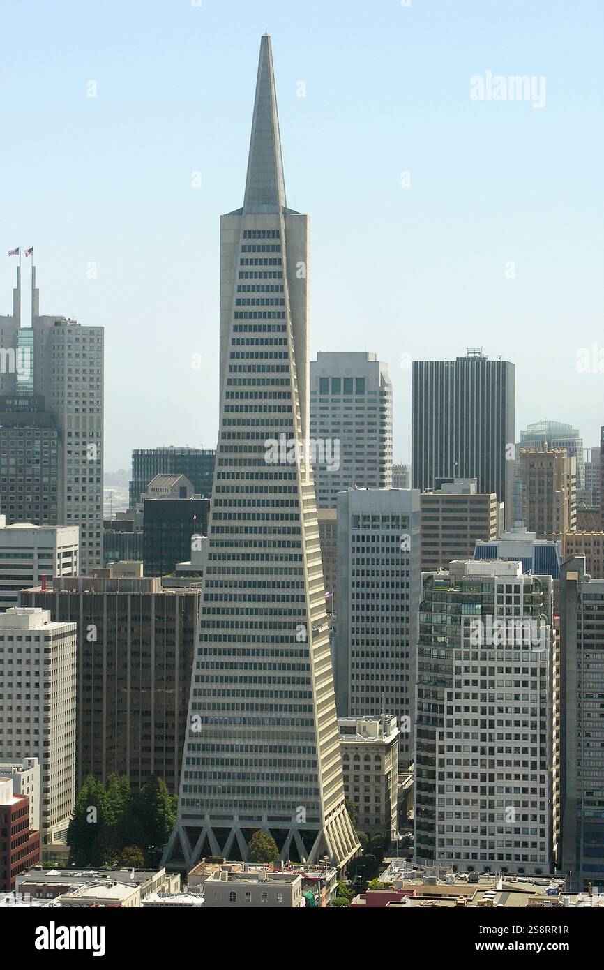 Transamerica pyramid. San Francisco. United States of America Stock ...