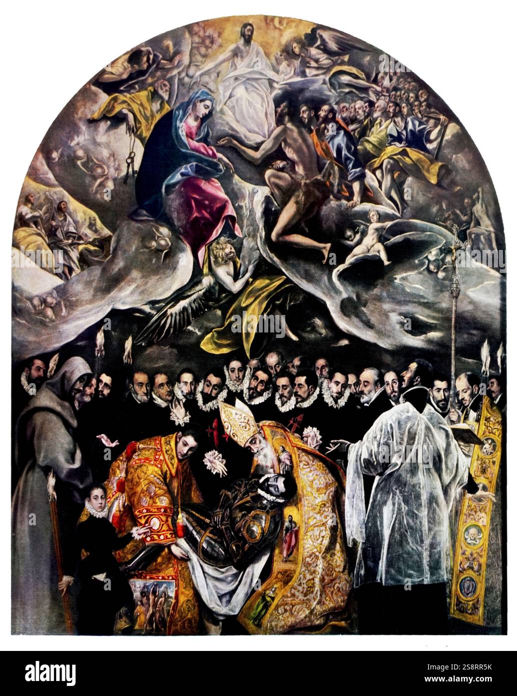 The Burial of the Count of Orgaz is a 1586 painting by El Greco, a prominent Renaissance painter ...