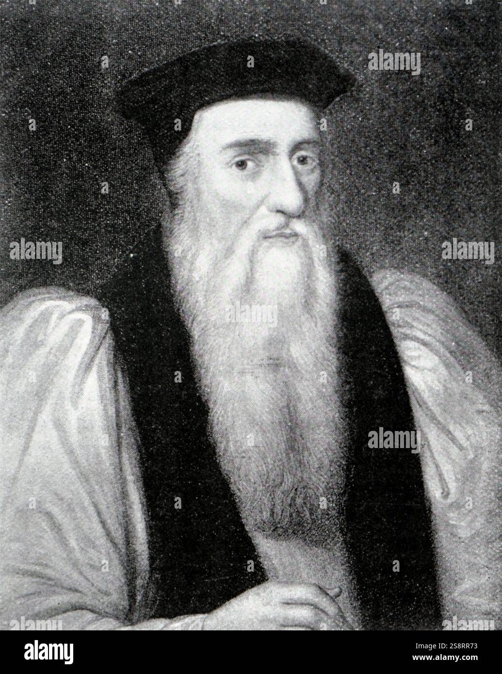 Archbishop Cramner from a painting in Lambeth Palace. Thomas Cranmer (2 ...