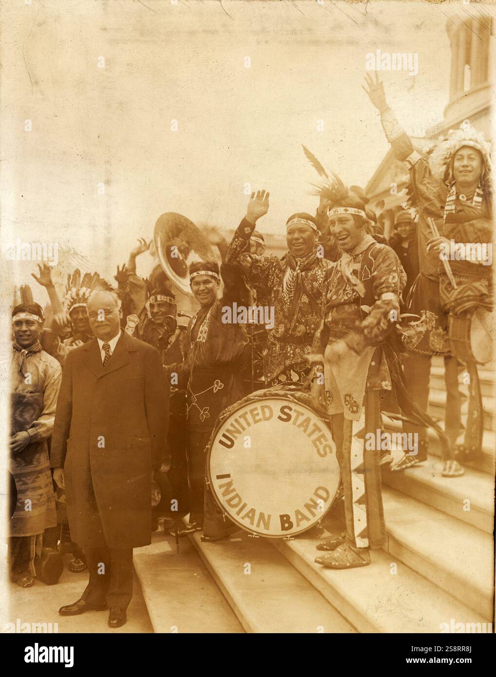 The United States Indian Band representing 13 tribes, who are making a ...
