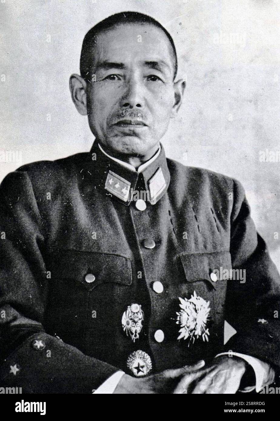 Shunroku Hata (1879 – 1962) was a Field Marshal (Gensui) in the ...