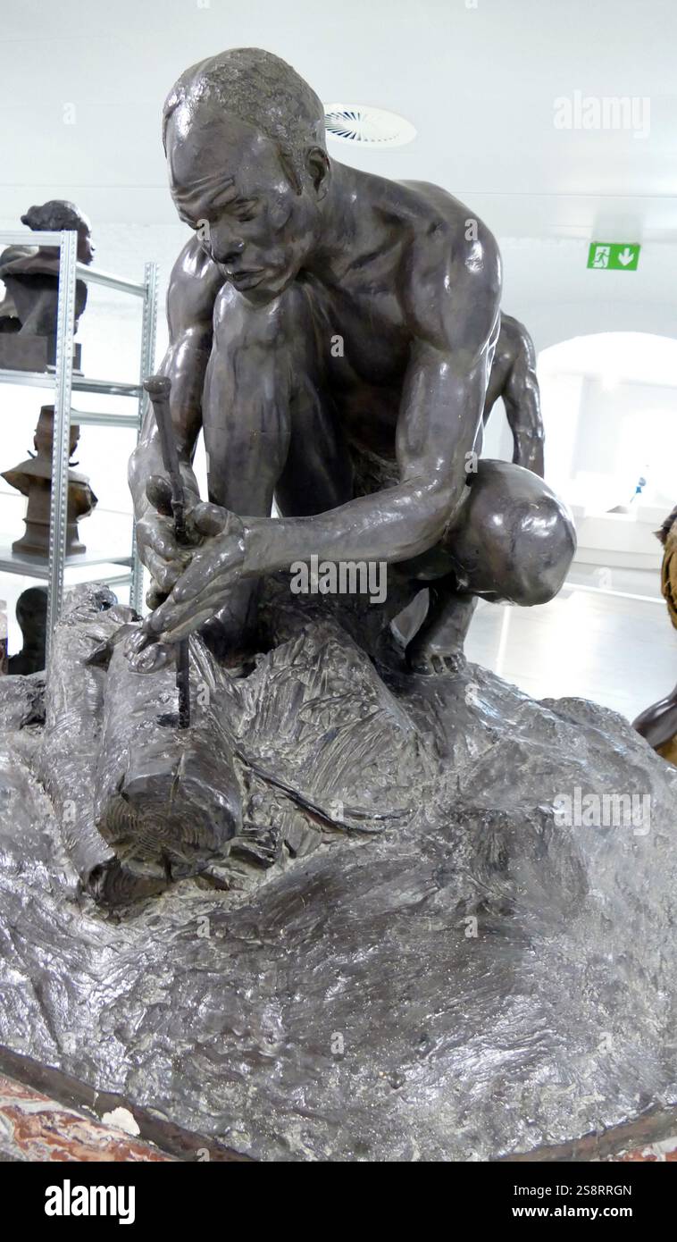 African sculpture by Herbert Ward (1863–1919), an English adventurer ...