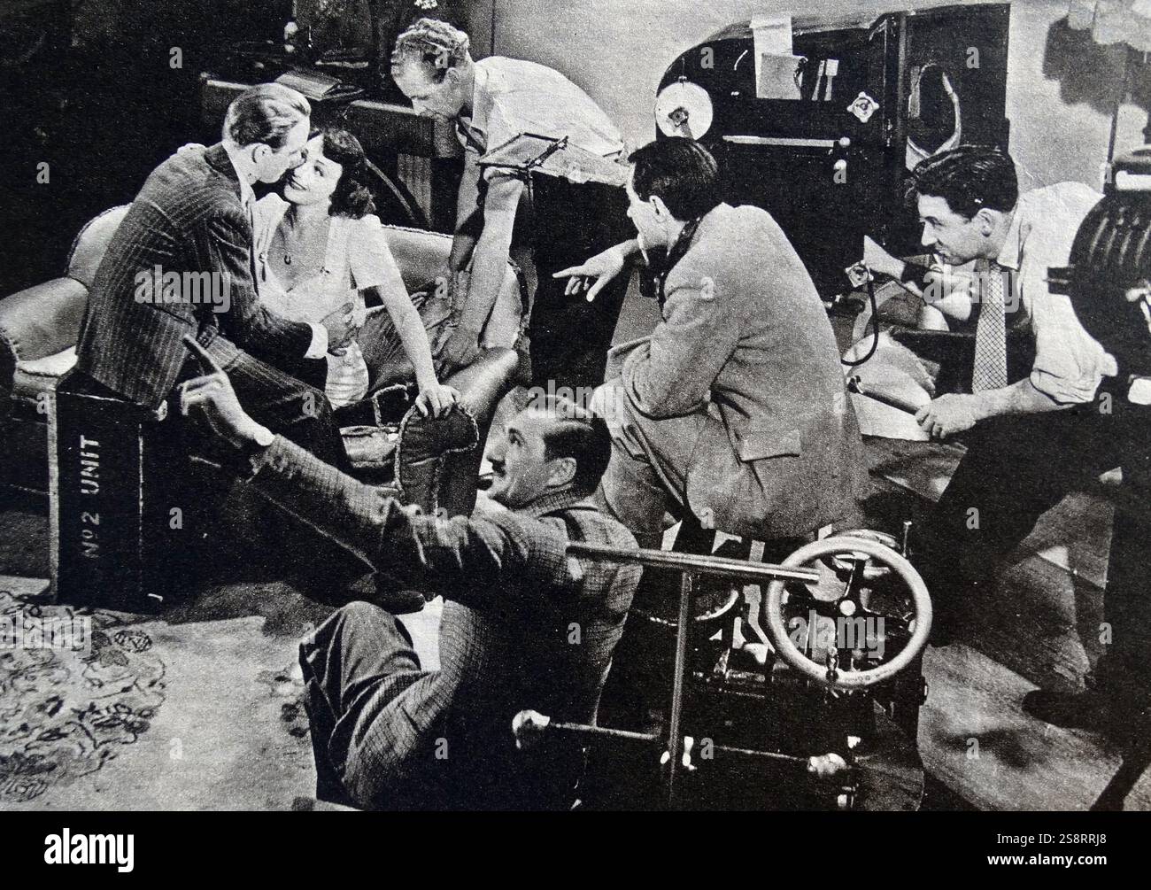 Judy Kelly and Barry K. Barnes in a scene from The Midas Touch, which is a 1940 British thriller ...