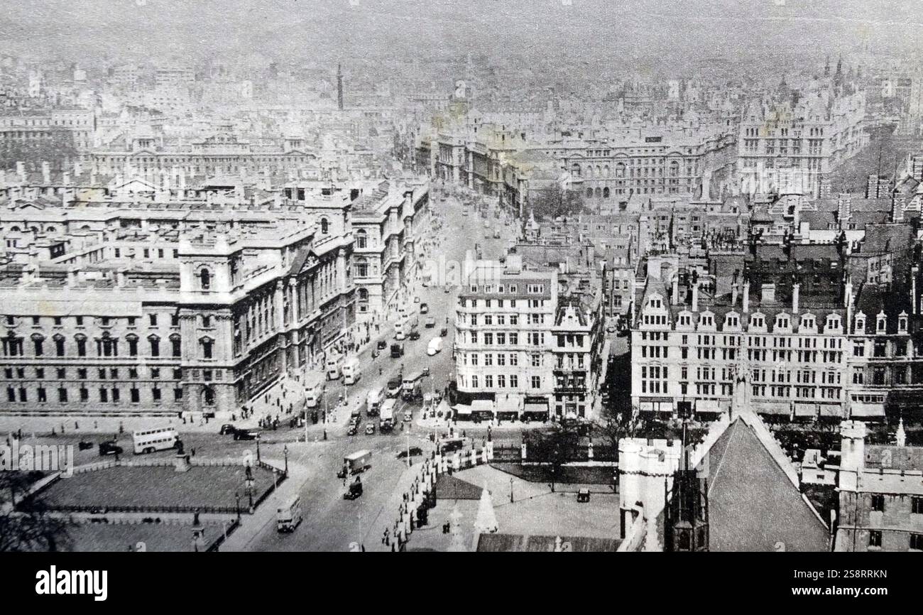 View of Westminster, London before World War II, 1939 Stock Photo - Alamy