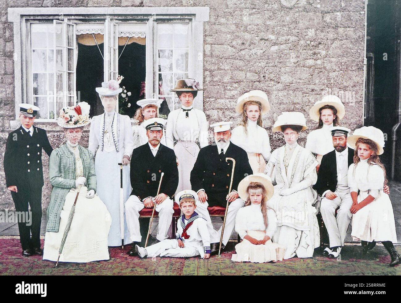 Royal family of Russia and Britain gather at Osborne, Isle of Wight ...