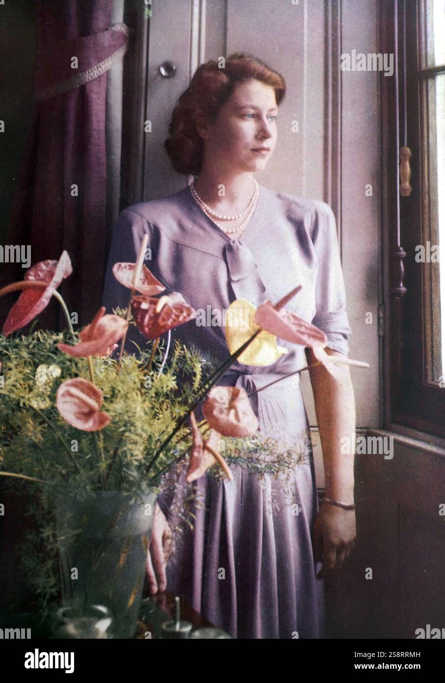 Princess Elizabeth (later Queen Elizabeth II of England) in 1950 ...