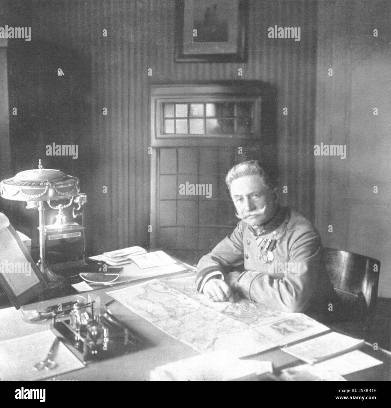 Franz Conrad von Hötzendorf (1852-1925), Austrian general Stock Photo ...