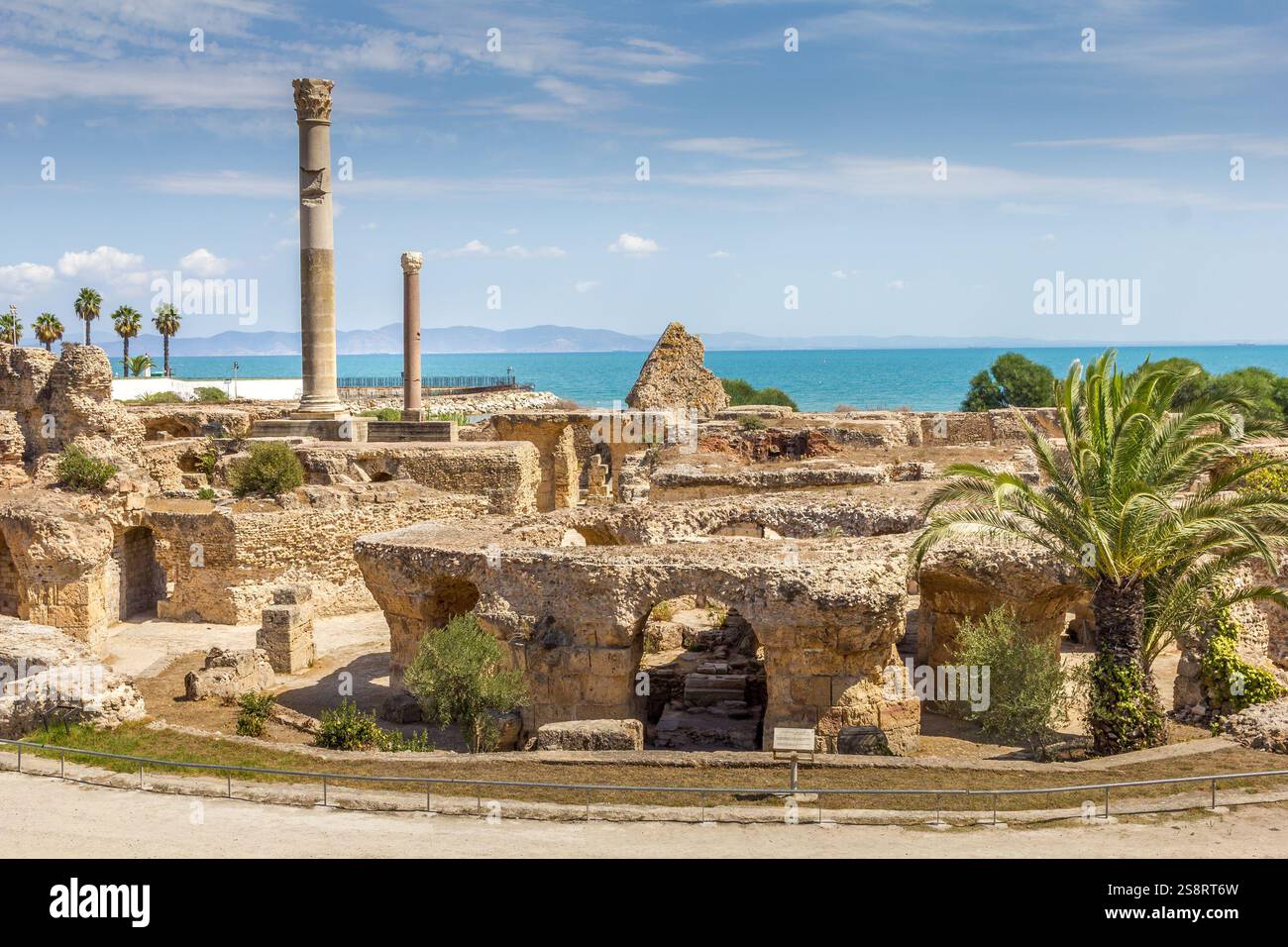 Archaeological site of Carthage, Tunisia Stock Photo - Alamy