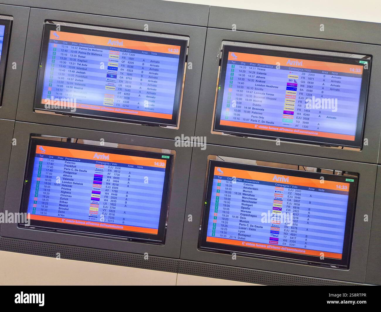 Italy, Milan, Malpensa Airport Terminal 2, Silvio Berlusconi Airport ...