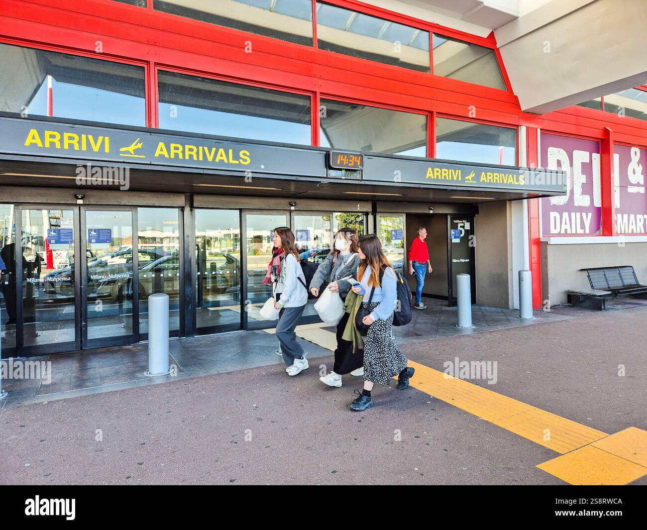 Italy, Milan, Malpensa Airport Terminal 2, Silvio Berlusconi Airport ...