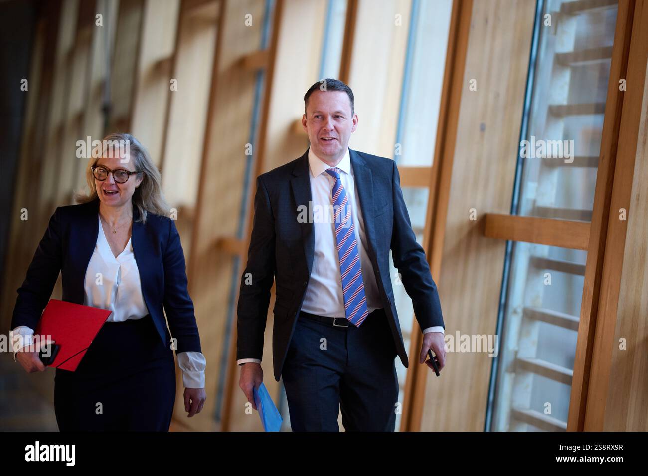 Edinburgh Scotland, UK 23 January 2025. Russell Findlay MSP at the ...