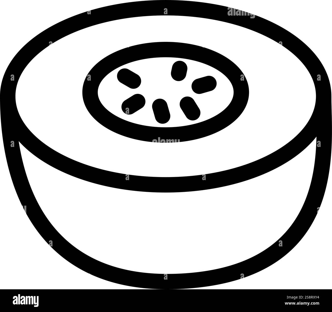 Food watermelon isometric icon hi-res stock photography and images - Alamy