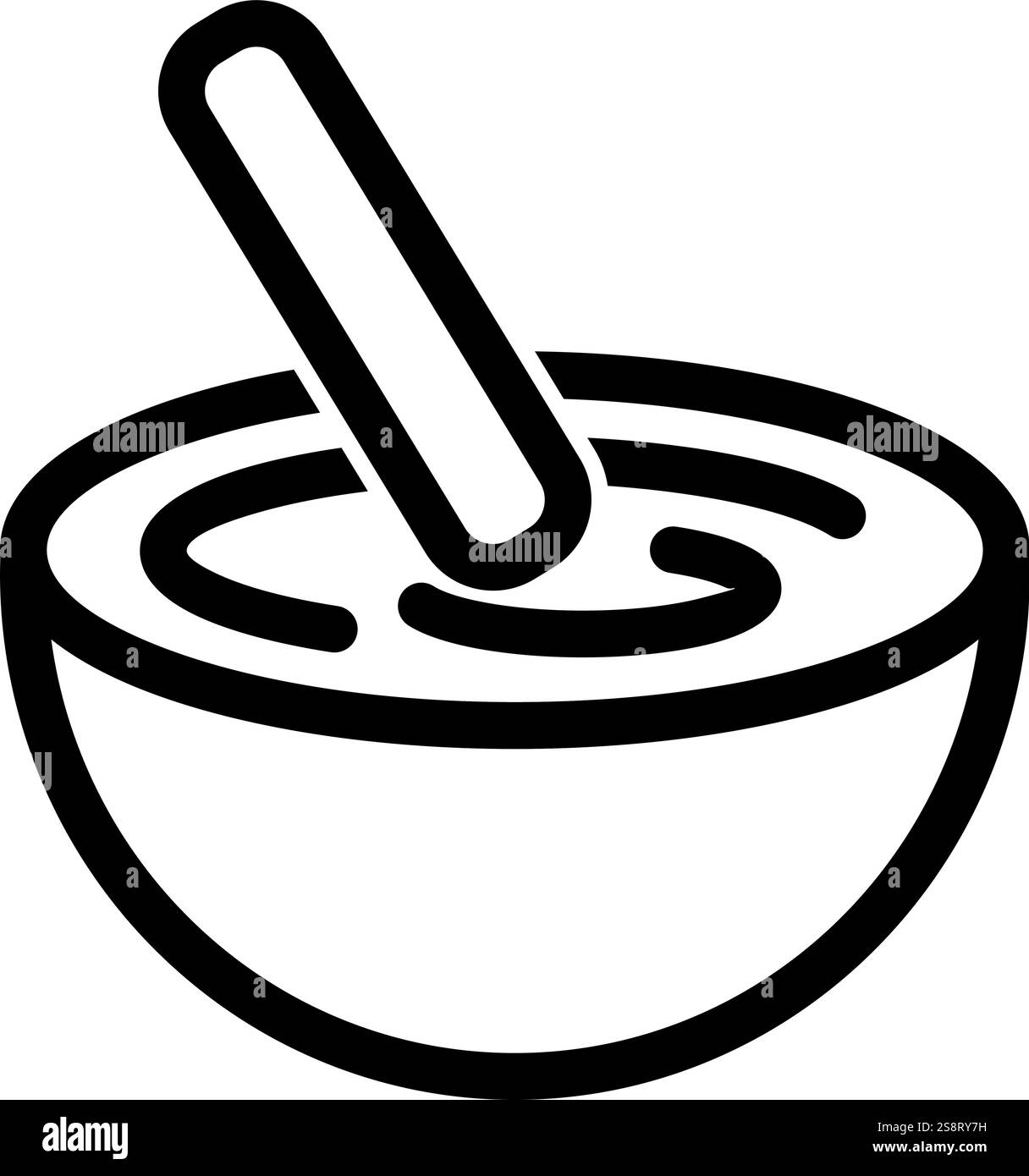 Mixing Bowl icon vector. Suitable for mobile apps, web apps and print ...