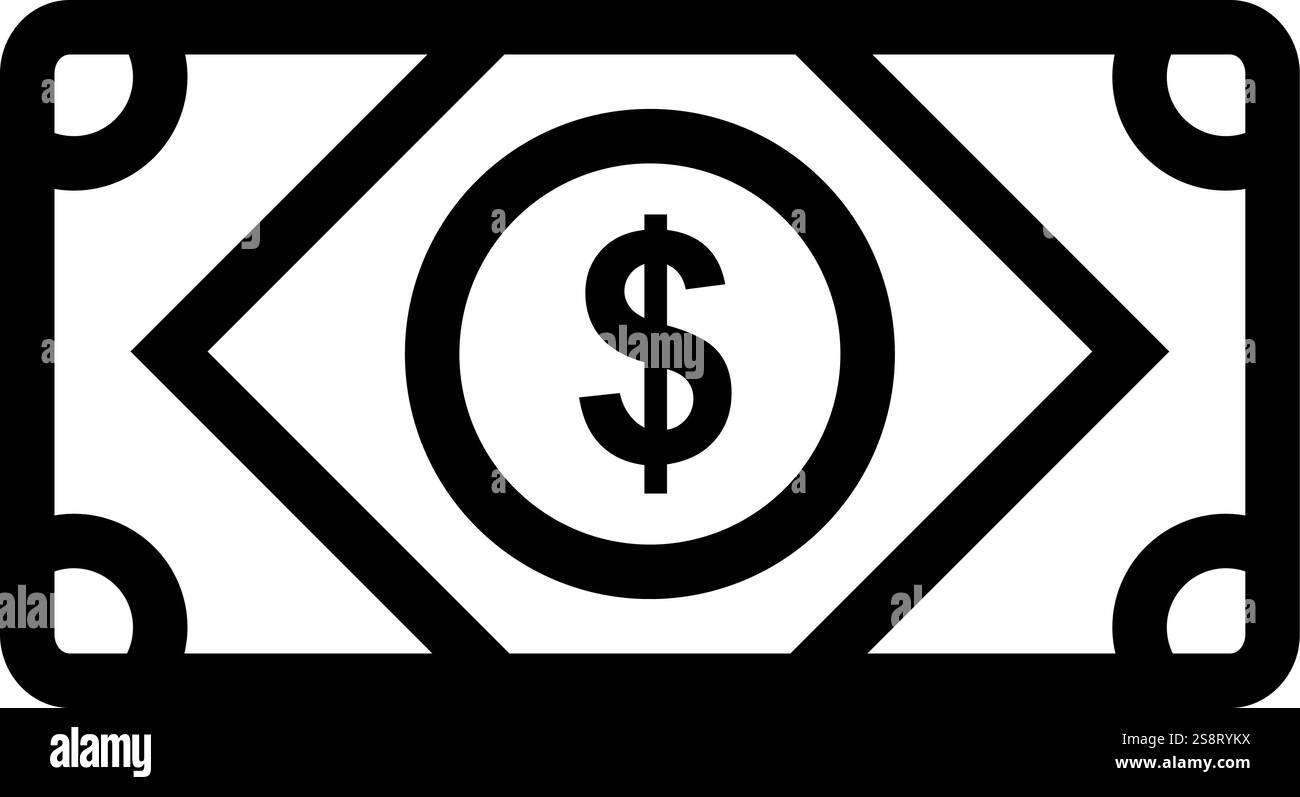 Money II icon vector. Suitable for mobile apps, web apps and print ...