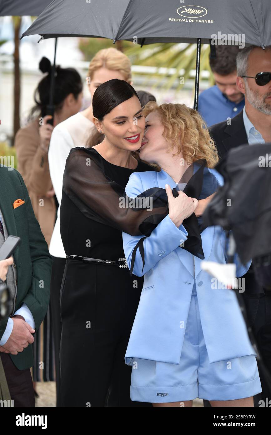 CANNES, FRANCE - MAY 19: Catrinel Marlon and Rodica Lazar attend the ...