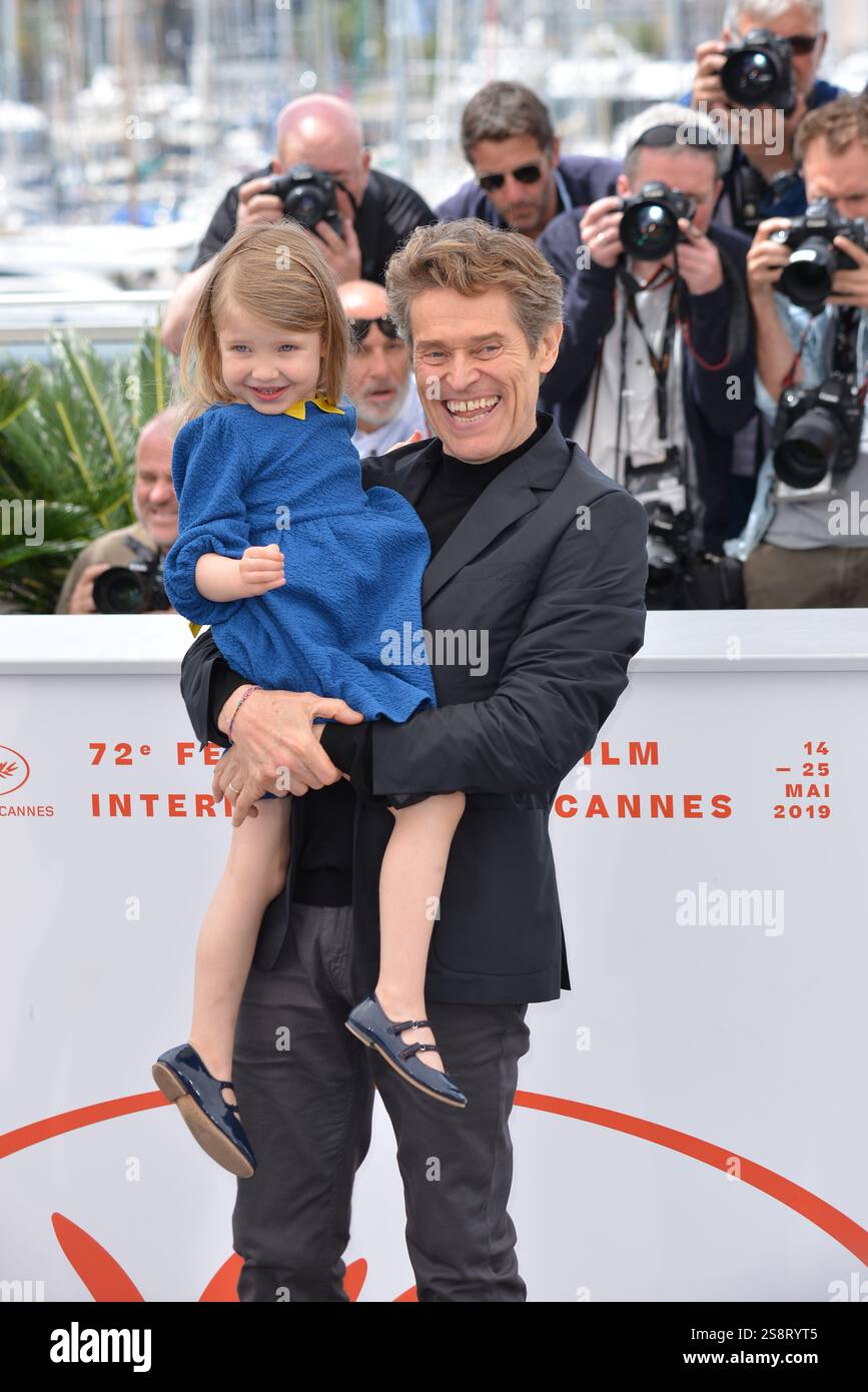 Anna Ferrara and Willem Dafoe at the photocall for "Tommaso" during the ...