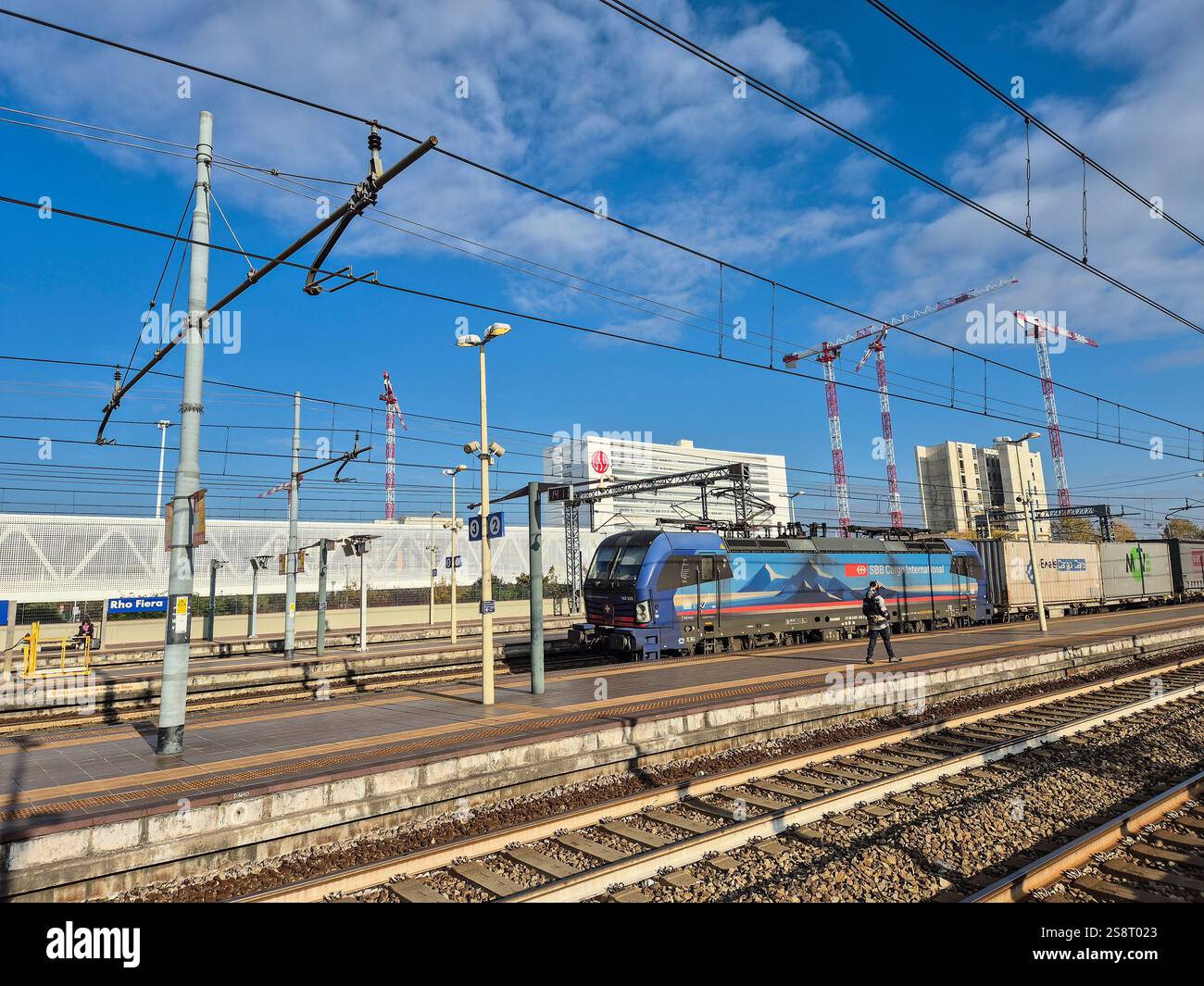 Italy, Parabiago-Rho Fiera railway line Stock Photo - Alamy