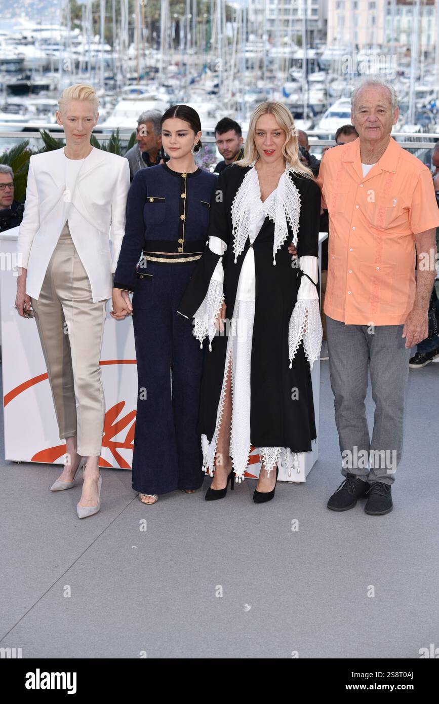 CANNES, FRANCE - MAY 15: Tilda Swinton, Selena Gomez, Chloe Sevigny ...
