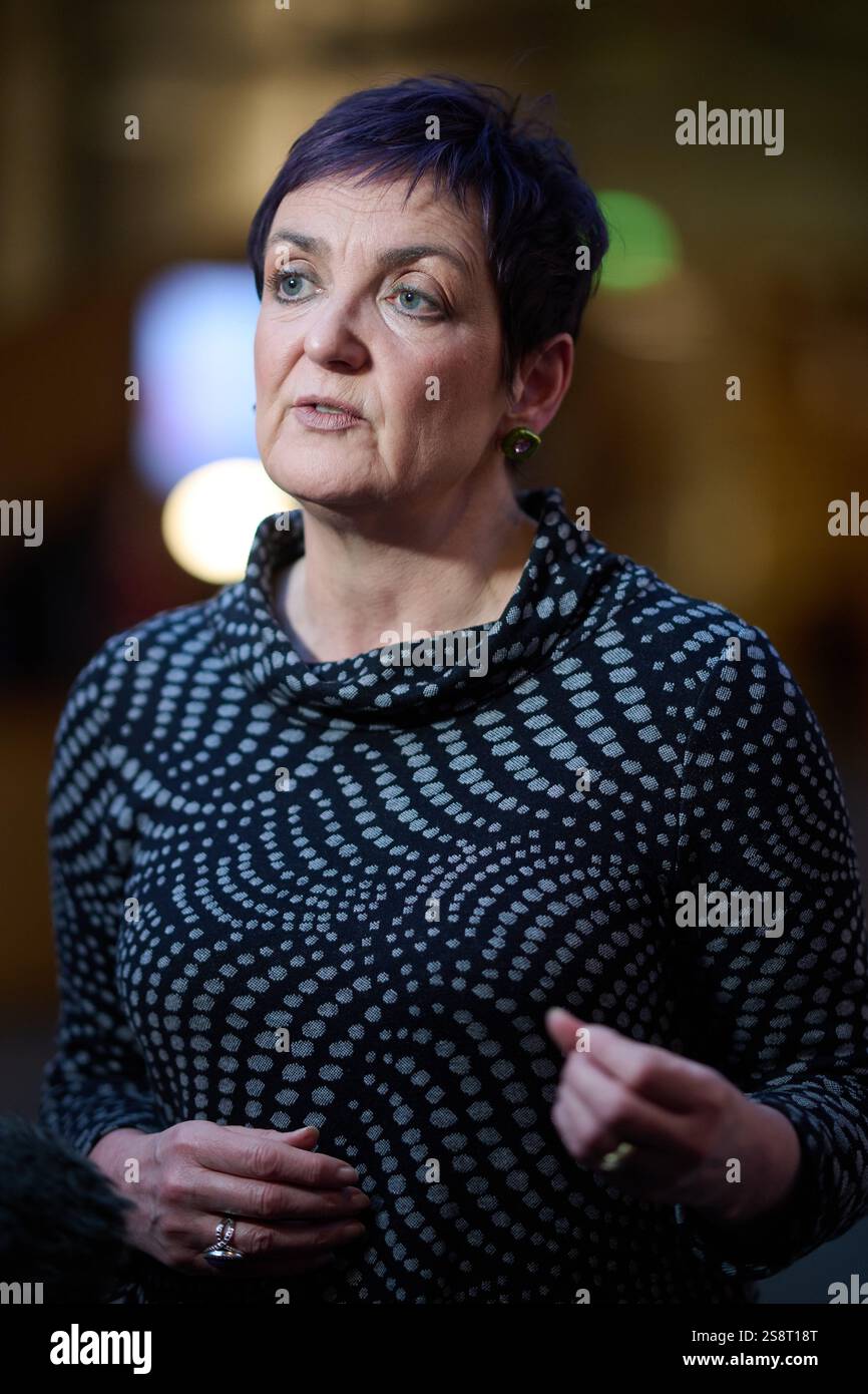 Edinburgh Scotland, UK 23 January 2025. Cabinet Secretary for Justice ...