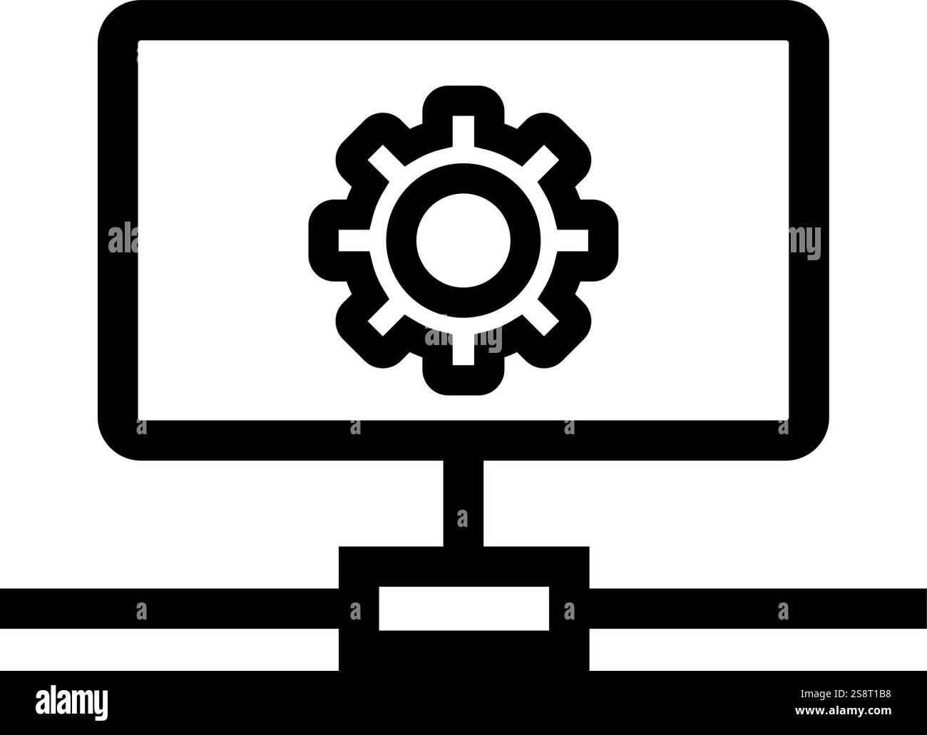 Network Settings icon vector image. Suitable for mobile application web ...