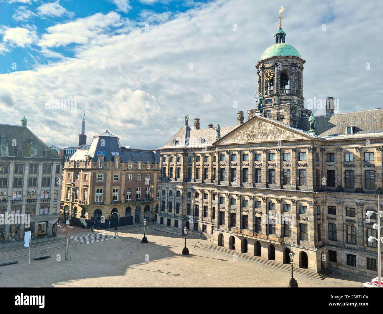 Netherlands dam aerial view hi-res stock photography and images - Alamy