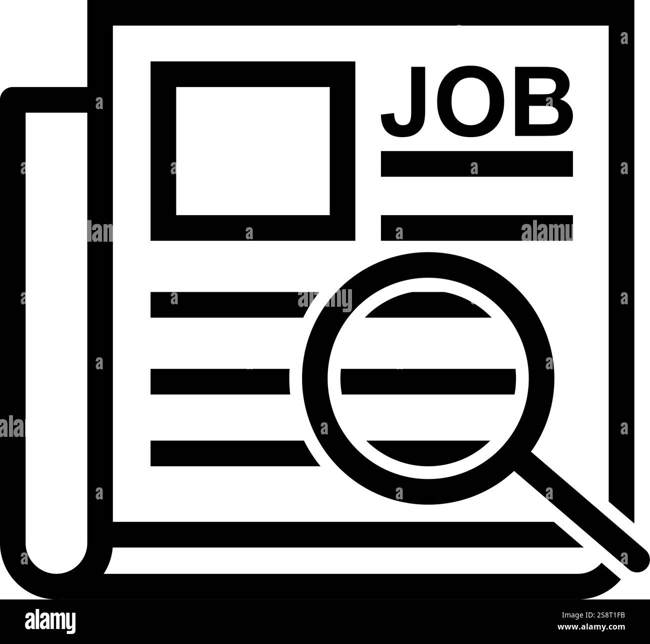 Newspaper Ad icon vector. Suitable for mobile apps, web apps and print media Stock Vector Image ...