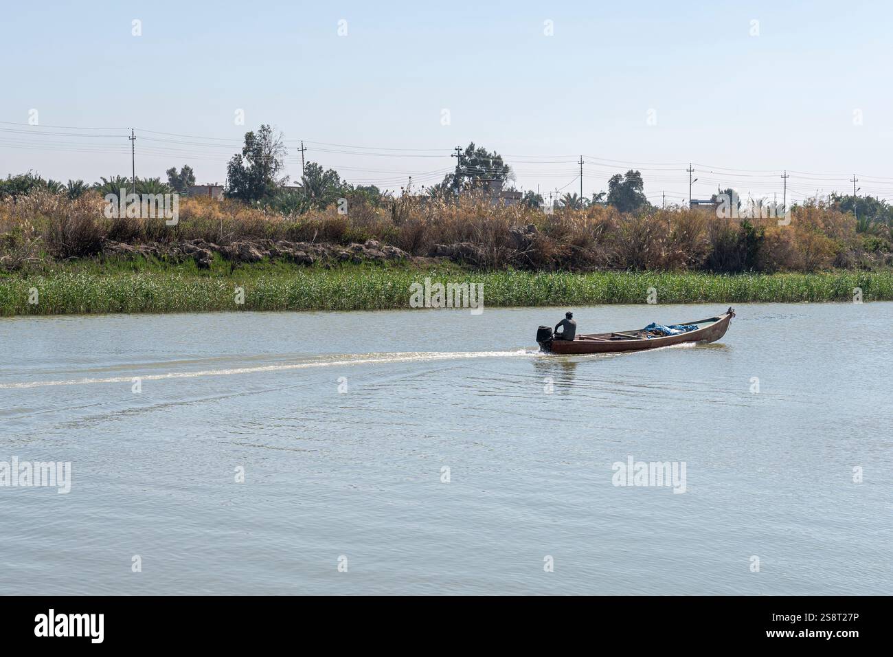 Shatt al Arab river, Basra, Iraq Stock Photo - Alamy
