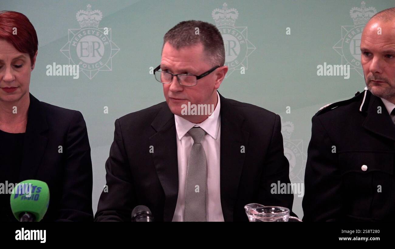 Screen grab taken from PA video of Detective Chief Inspector Jason Pye ...