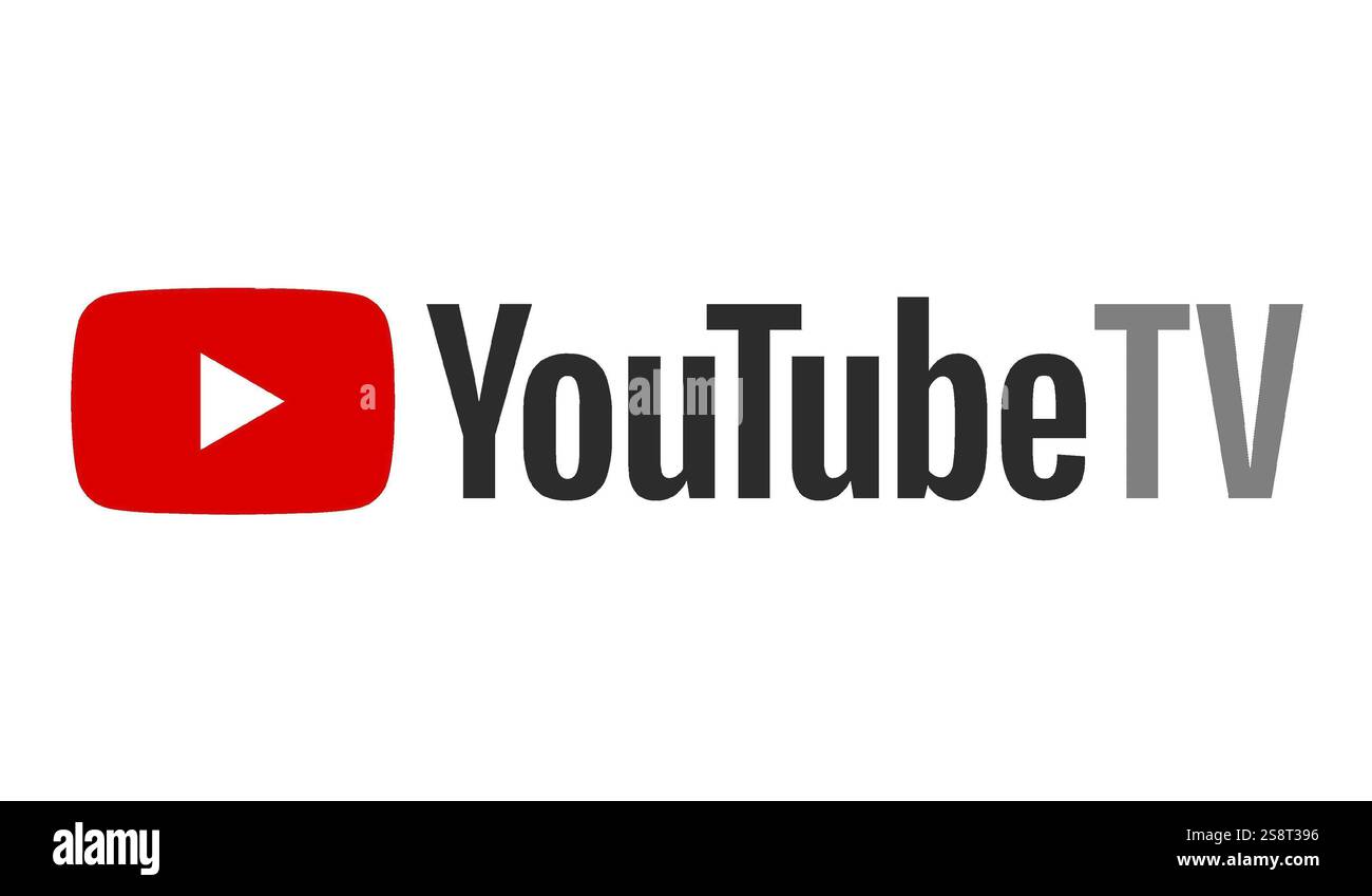 YouTube TV-Logo, Logo Stock Photo - Alamy
