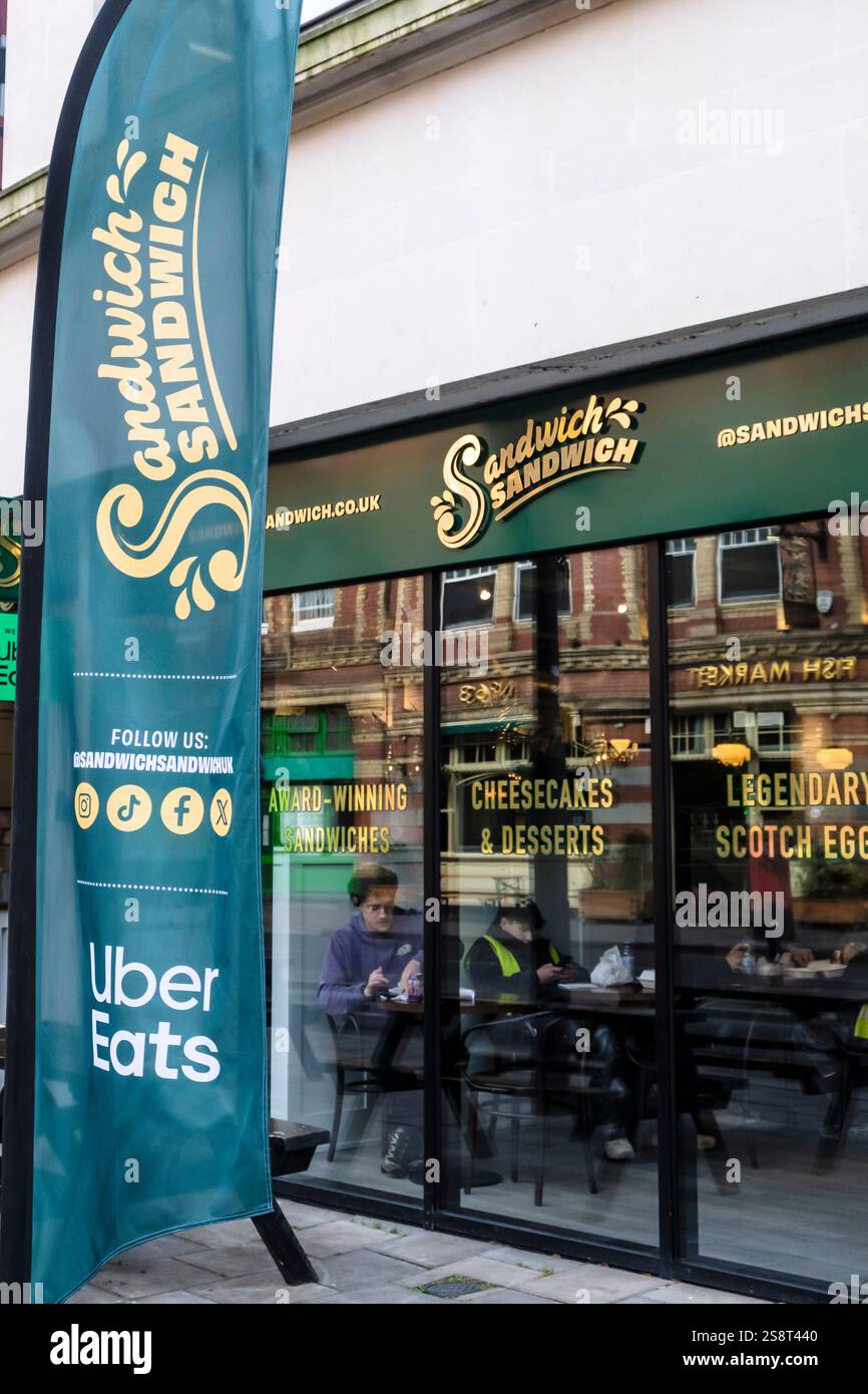 The Bristol Branch of Sandwich Sandwich. Fast food change Stock Photo ...