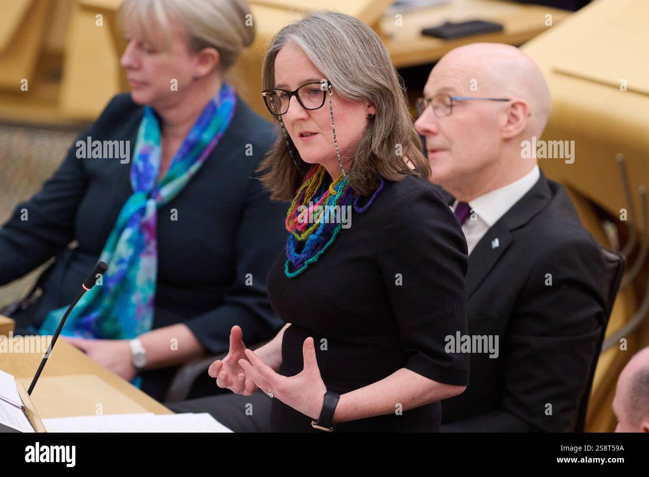 Edinburgh Scotland, UK 23 January 2025. Minister for Social Care ...