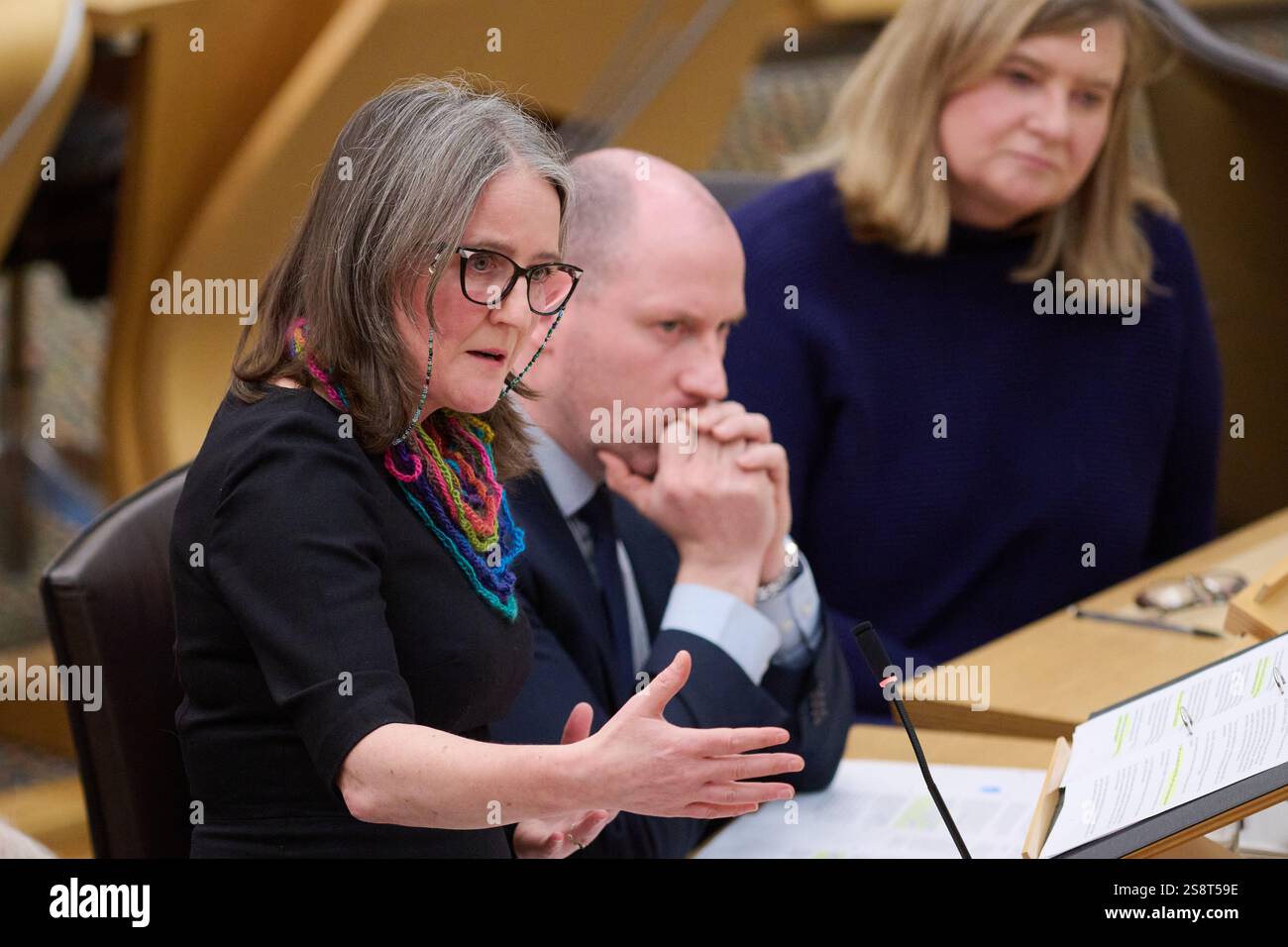 Edinburgh Scotland, UK 23 January 2025. Minister for Social Care ...