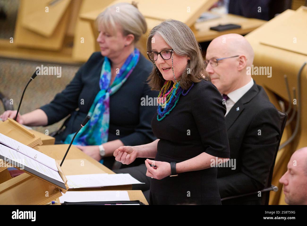 Edinburgh Scotland, UK 23 January 2025. Minister for Social Care ...