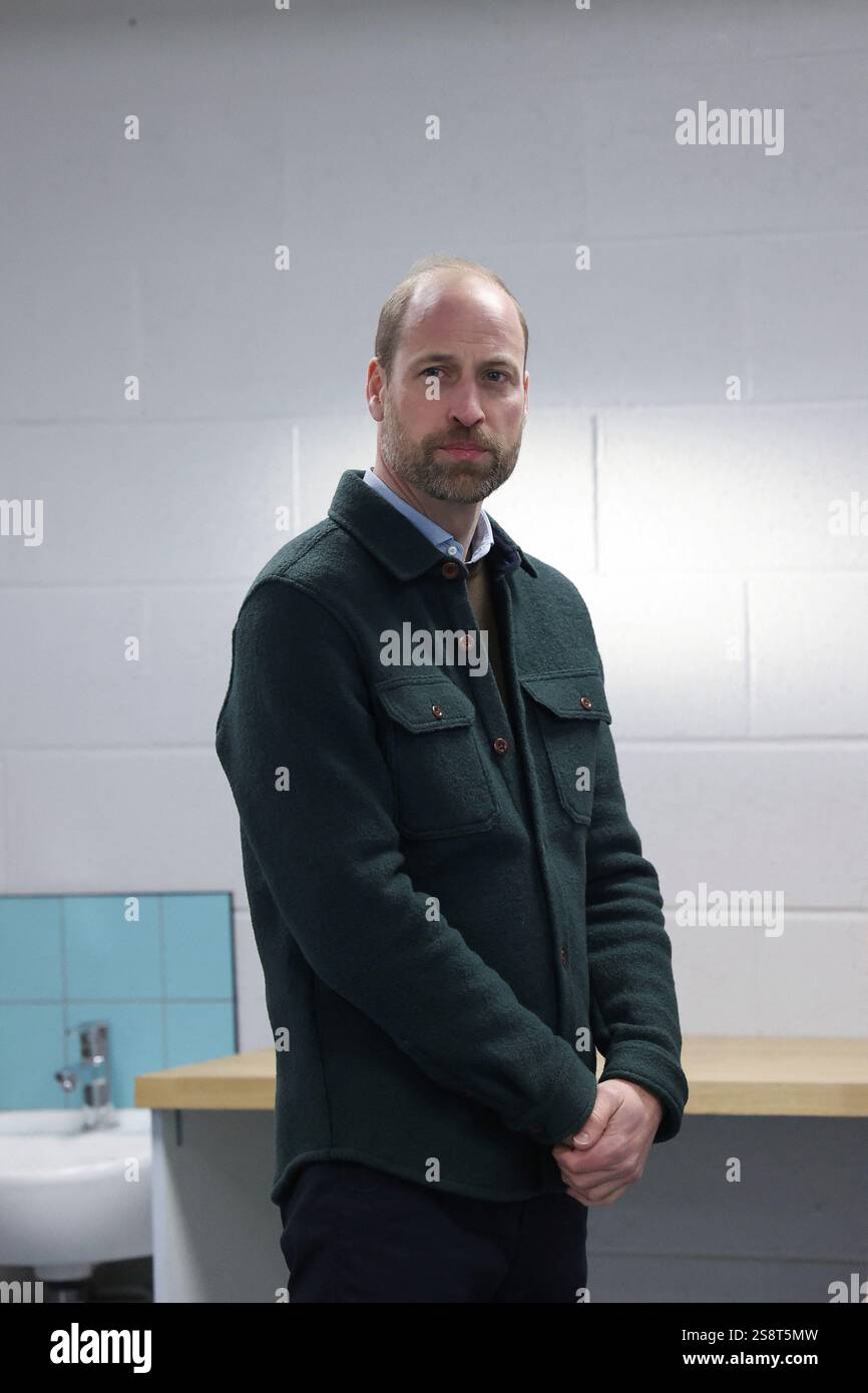 The Prince of Wales during a visit to Tiber in Toxteth, Liverpool, to ...