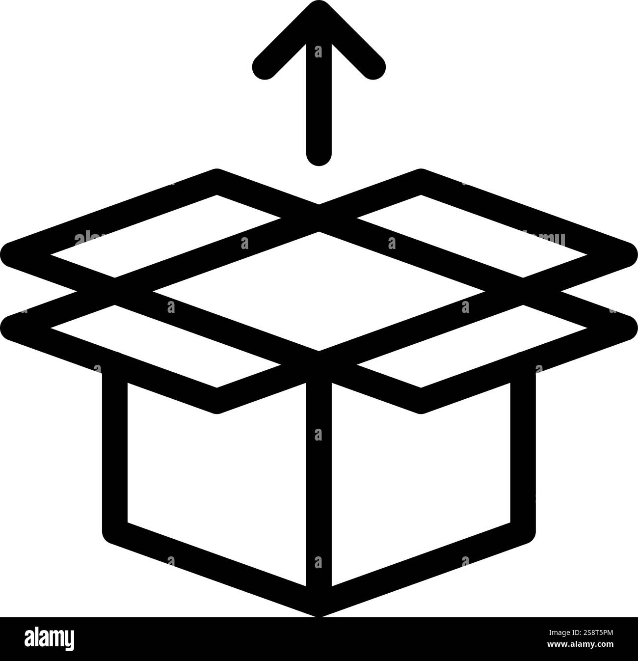 Remove from Package icon vector. Suitable for mobile apps, web apps and print media Stock Vector ...