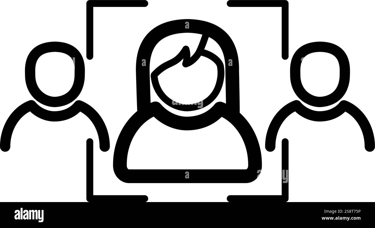 Select Candidate icon vector. Suitable for mobile apps, web apps and ...