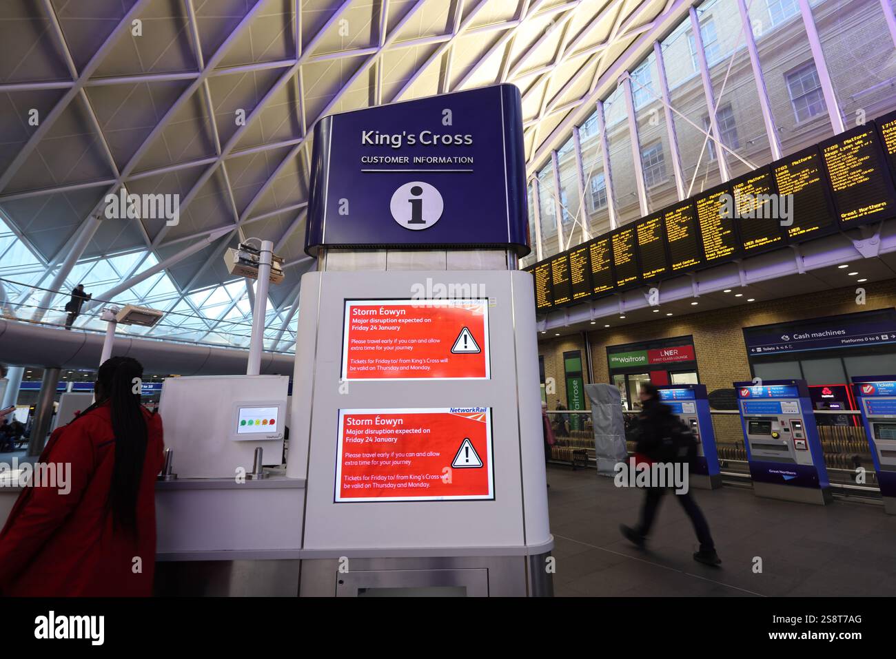 London, UK, 23rd January 2025. London is currently at risk of tornado ...