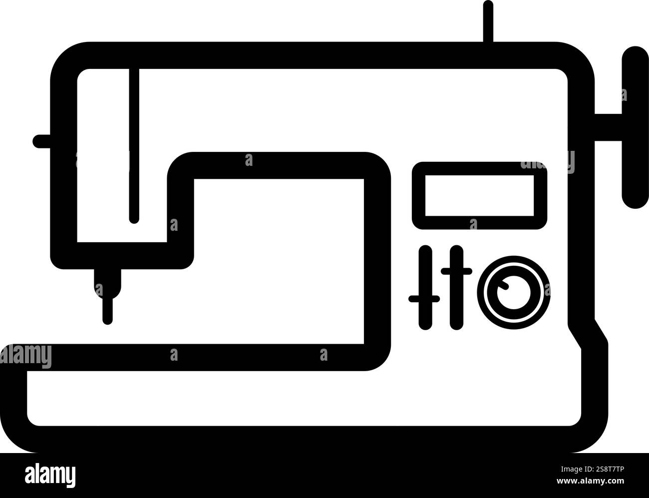 Sewing Machine icon vector. Suitable for mobile apps, web apps and ...