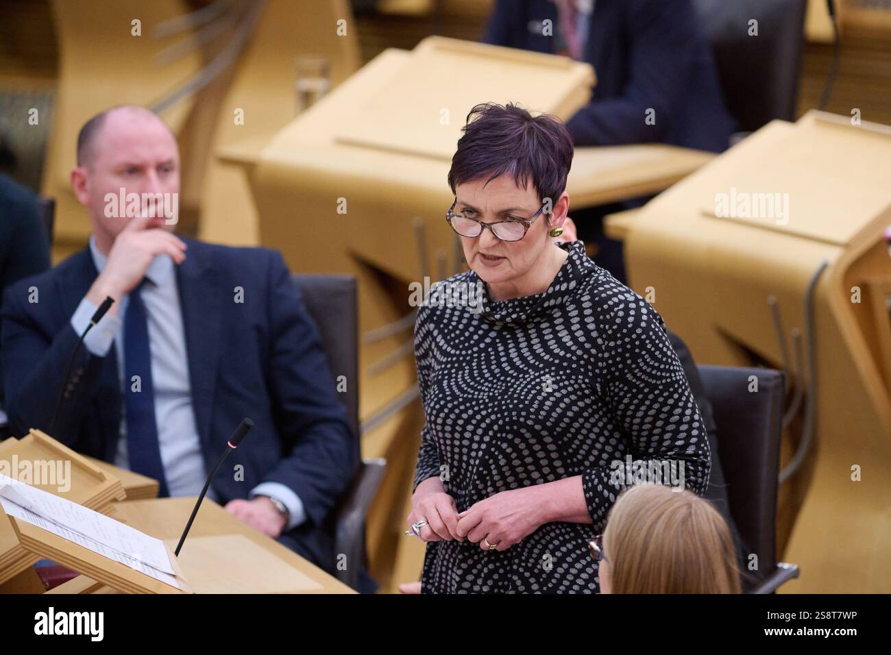 Edinburgh Scotland, UK 23 January 2025. Cabinet Secretary for Justice ...