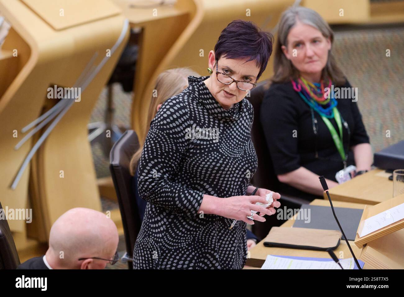 Edinburgh Scotland, UK 23 January 2025. Cabinet Secretary for Justice ...