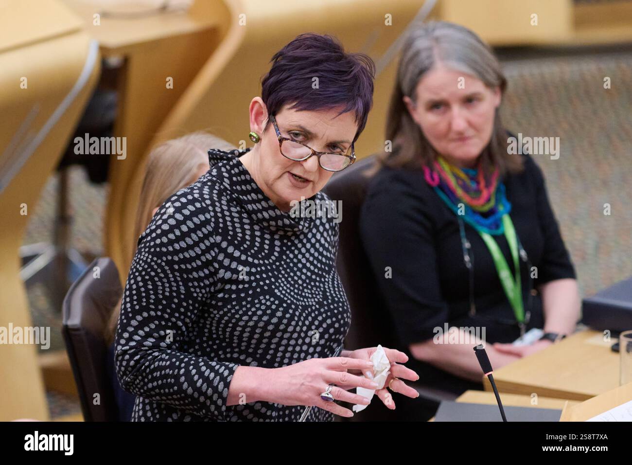 Edinburgh Scotland, UK 23 January 2025. Cabinet Secretary for Justice ...