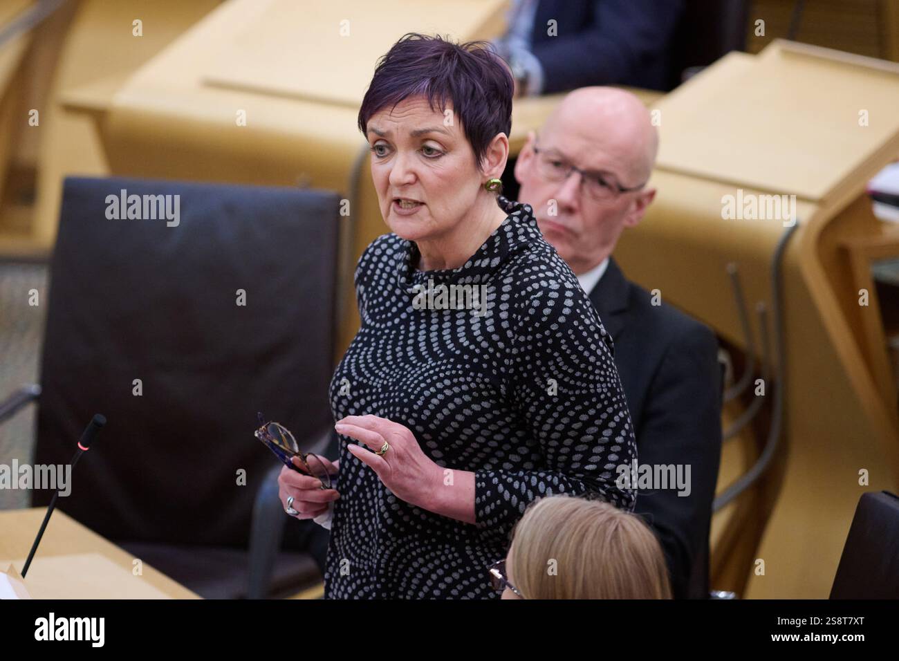 Edinburgh Scotland, UK 23 January 2025. Cabinet Secretary for Justice ...