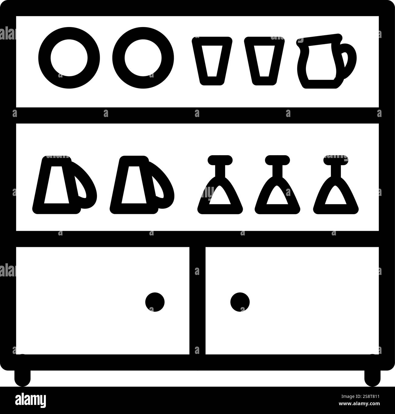 Shelf icon vector. Suitable for mobile apps, web apps and print media ...