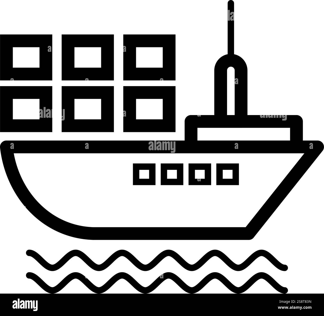 Shipment icon vector. Suitable for mobile apps, web apps and print ...