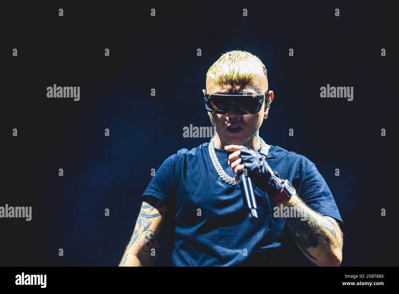 Italian singer Music Concert - Lazza - Locura Tour 2025 Lazza Jacopo ...