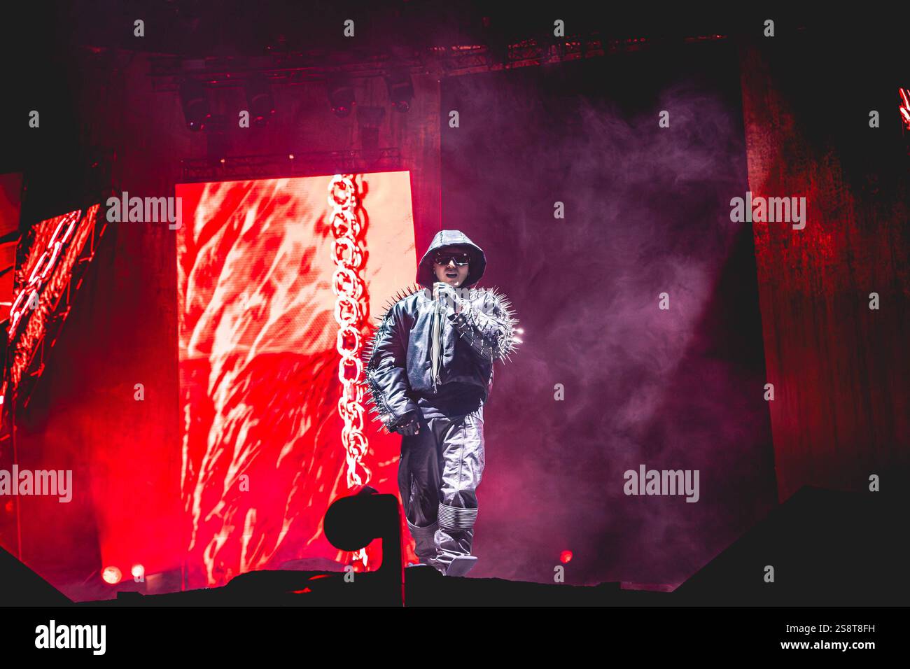 Italian singer Music Concert - Lazza - Locura Tour 2025 Lazza Jacopo ...