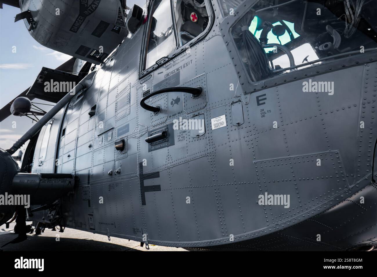 Sikorsky SH-3 Sea King helicopter at Boundary Bay Canada Stock Photo ...