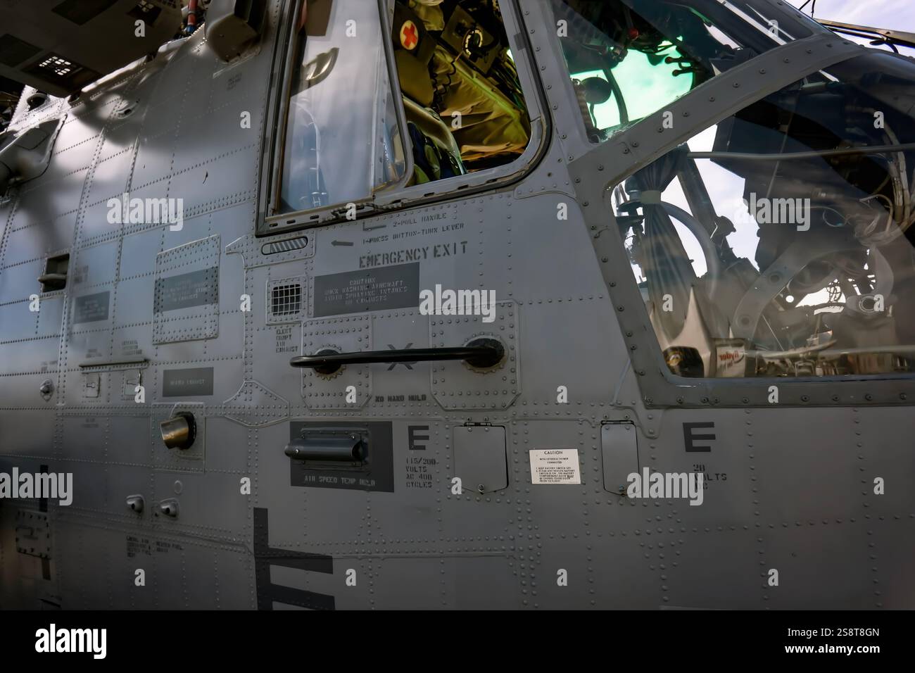 Sikorsky SH-3 Sea King helicopter at Boundary Bay Canada Stock Photo ...