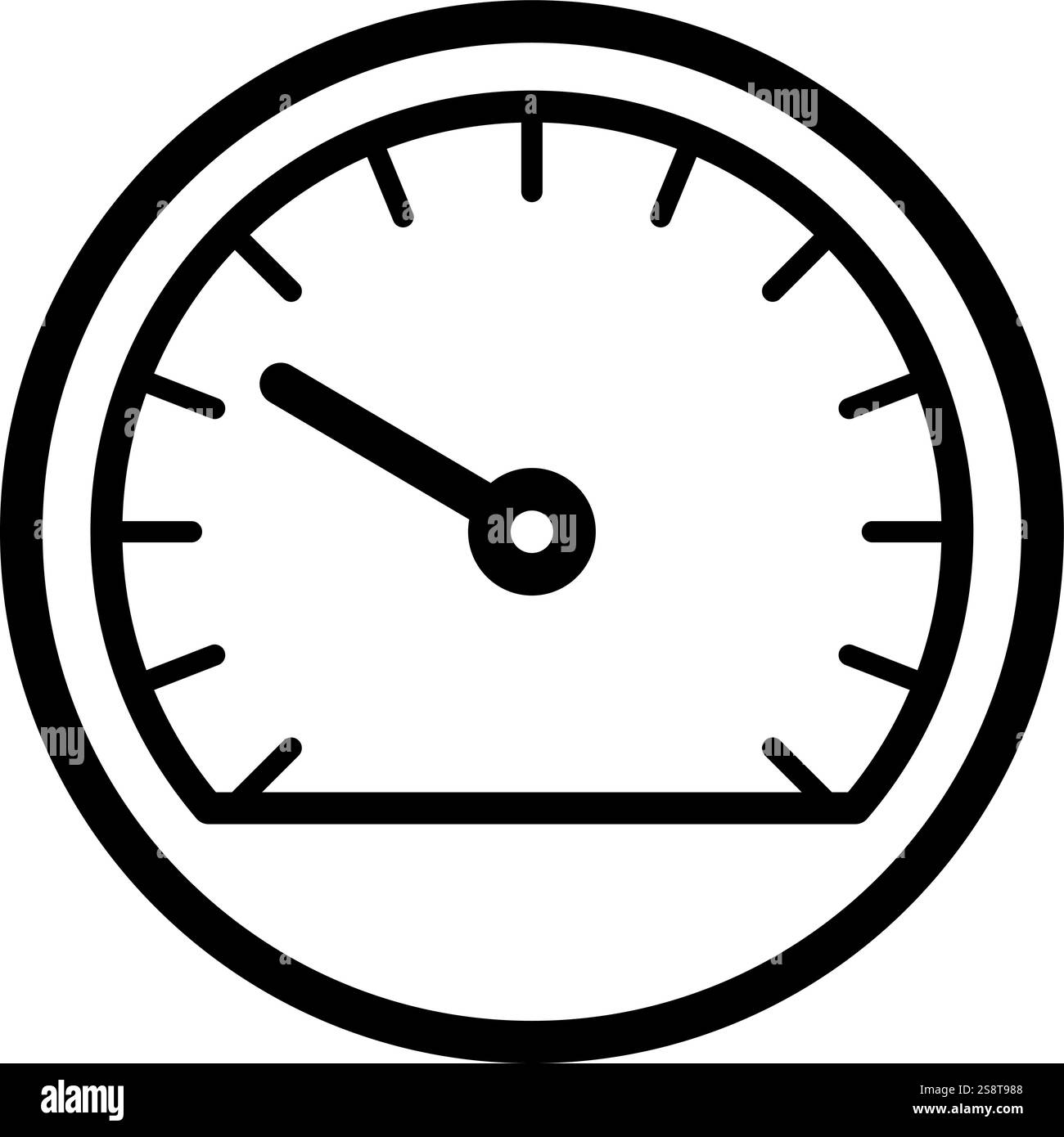 Speedometer icon vector. Suitable for mobile apps, web apps and print ...